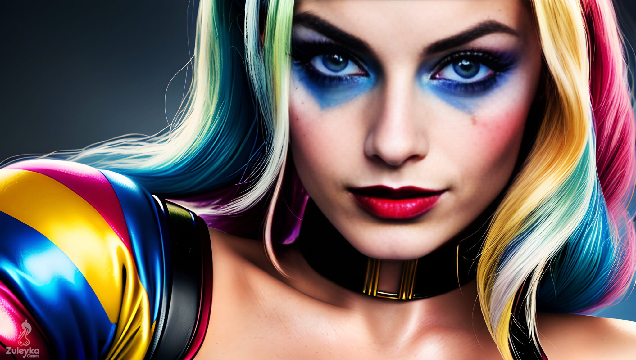 Harley Quinn Supervillain Series Fan Art Zuleyka Games